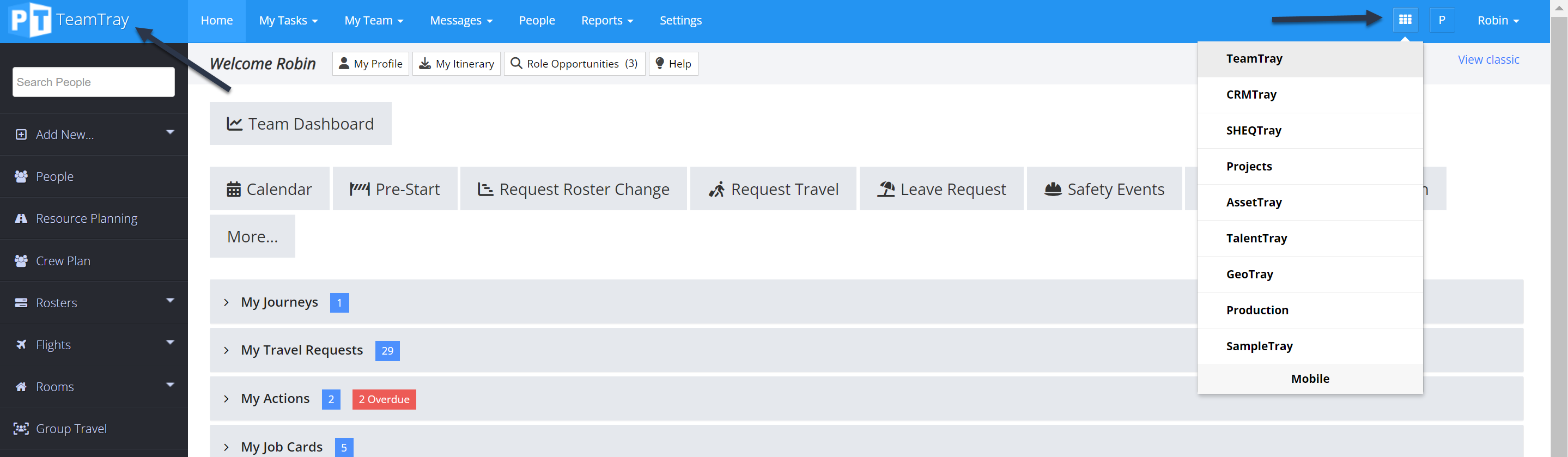 How to explore PeopleTray – PeopleTray