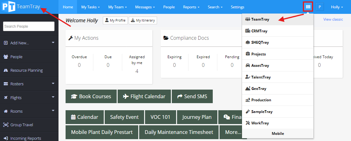 How to explore PeopleTray – PeopleTray
