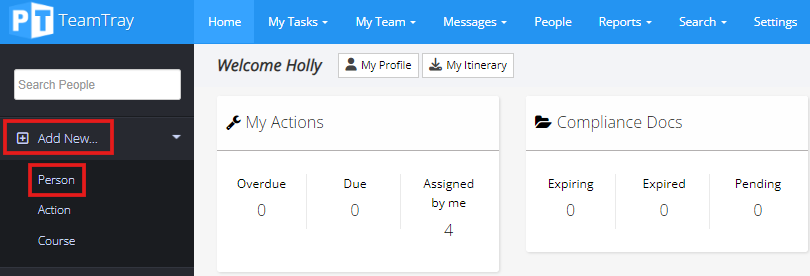 How to explore PeopleTray – PeopleTray