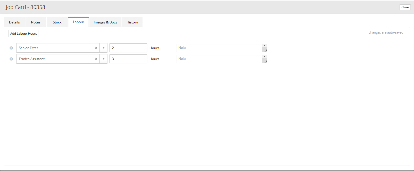 Advanced Job Cards – PeopleTray