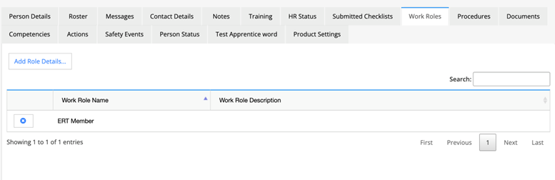 Emergency Response Team (ERT) Management – PeopleTray