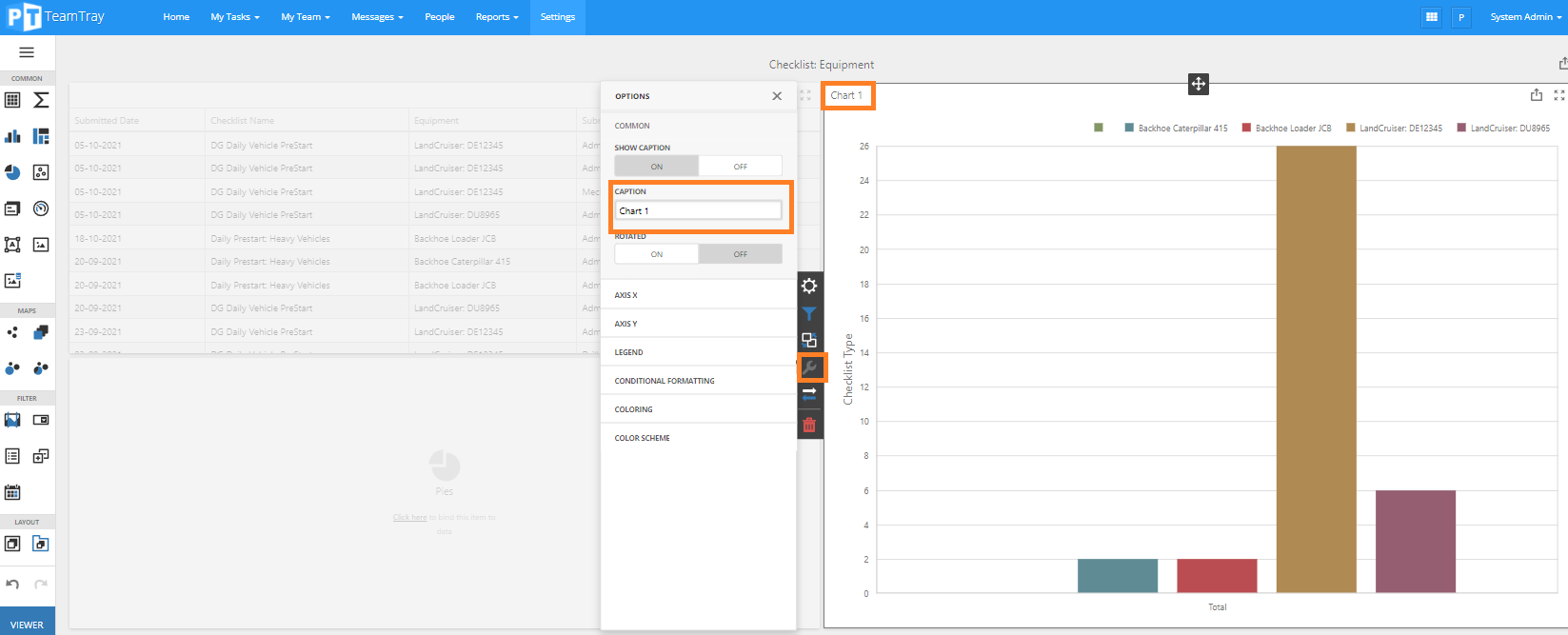 Dashboard Designer: How to rename an item header – PeopleTray