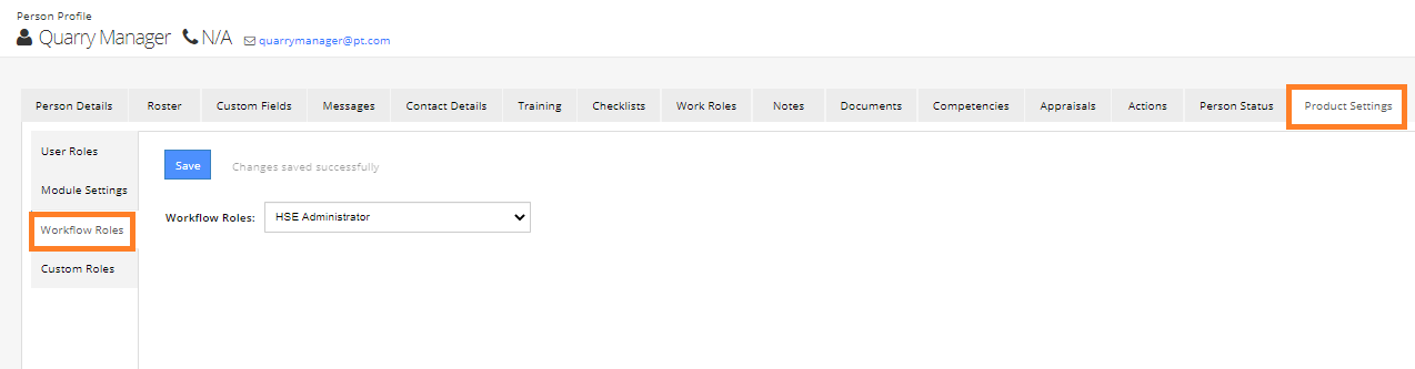 How to add a new Workflow Role – PeopleTray