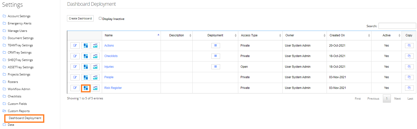 Dashboard Designer: How to update a configurable dashboard – PeopleTray