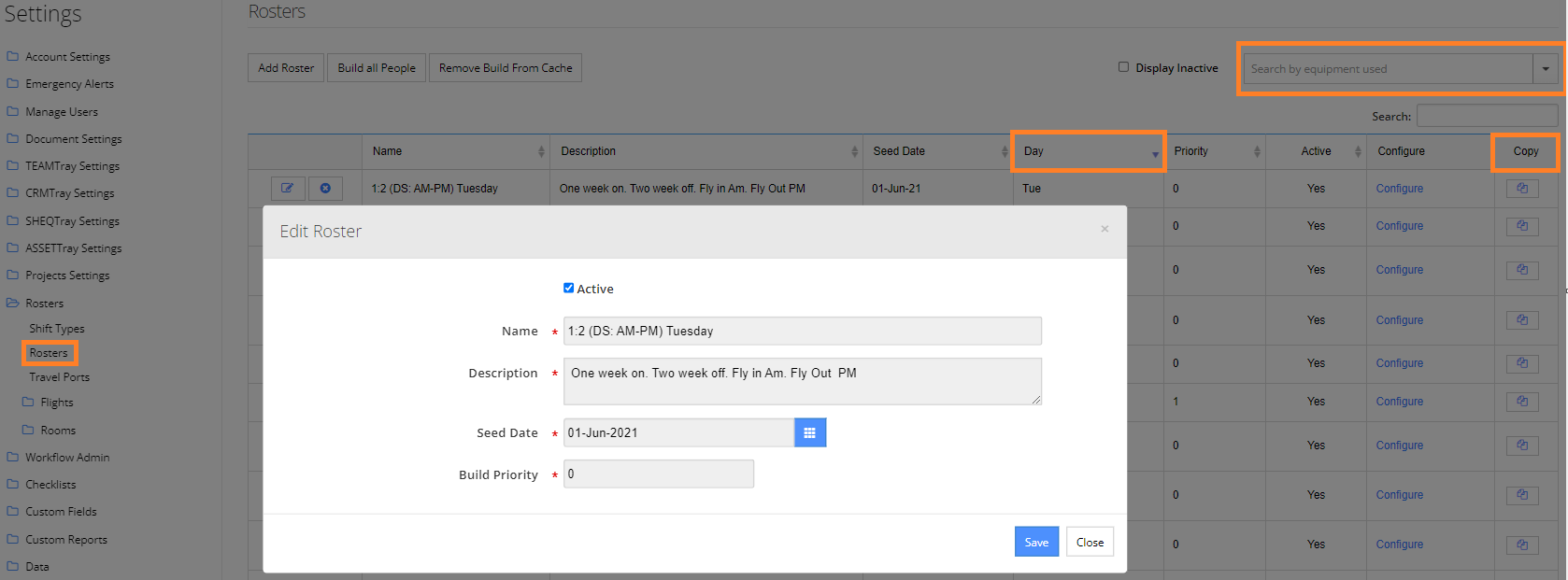 Add a New Roster – PeopleTray