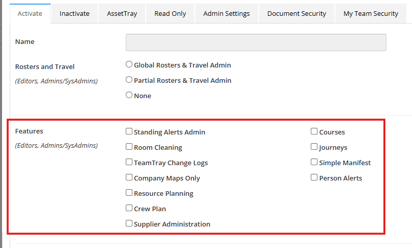 Custom User Role: Activate or Inactivate Areas, Features & Menu Options ...