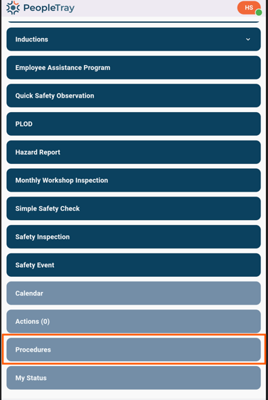 How to Read Procedures on the PeopleTray Mobile App – PeopleTray